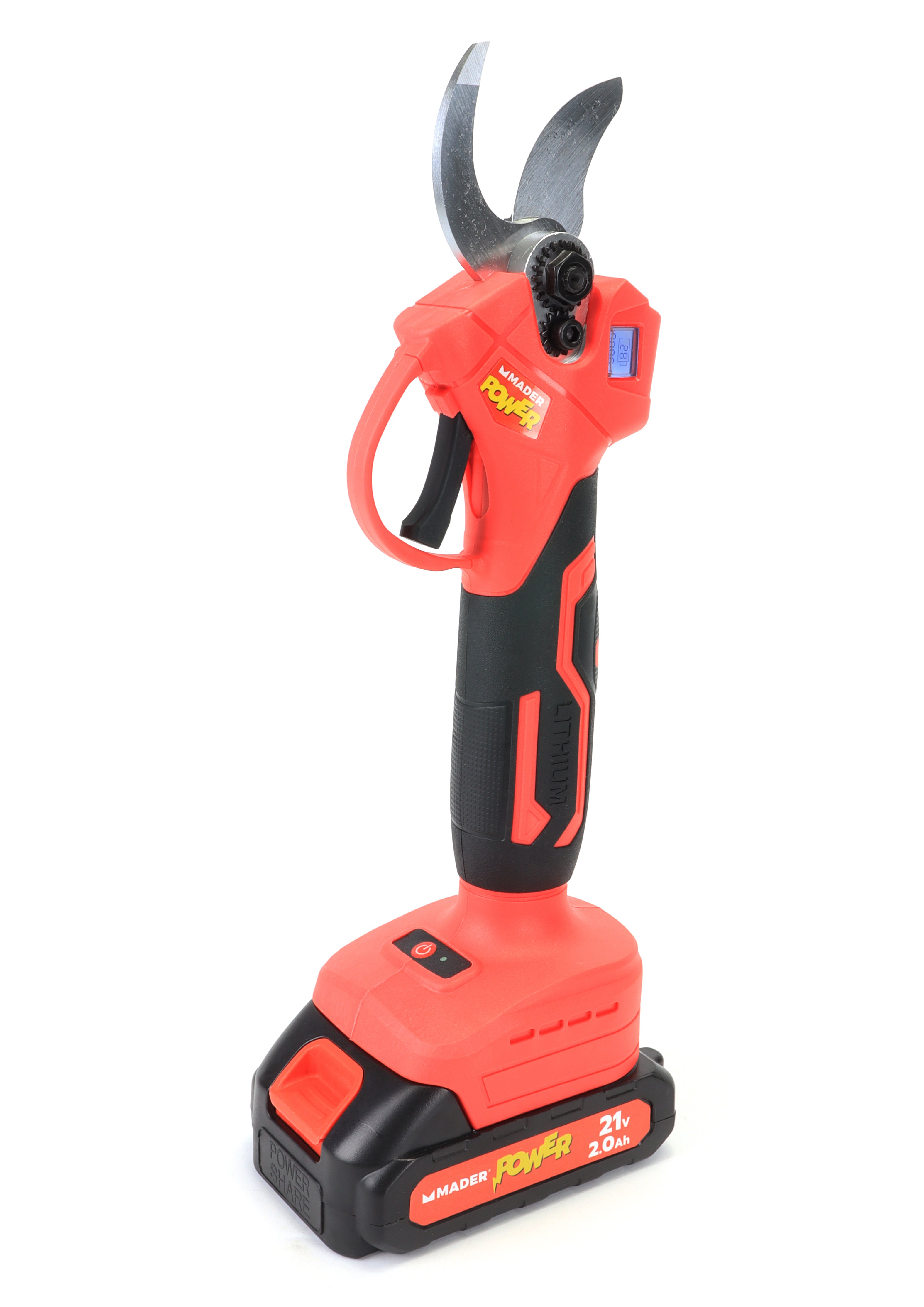 Tesoura de Podar Bateria, 28mm, 2 Baterias 2Ah | REF 74095 - MADER ...